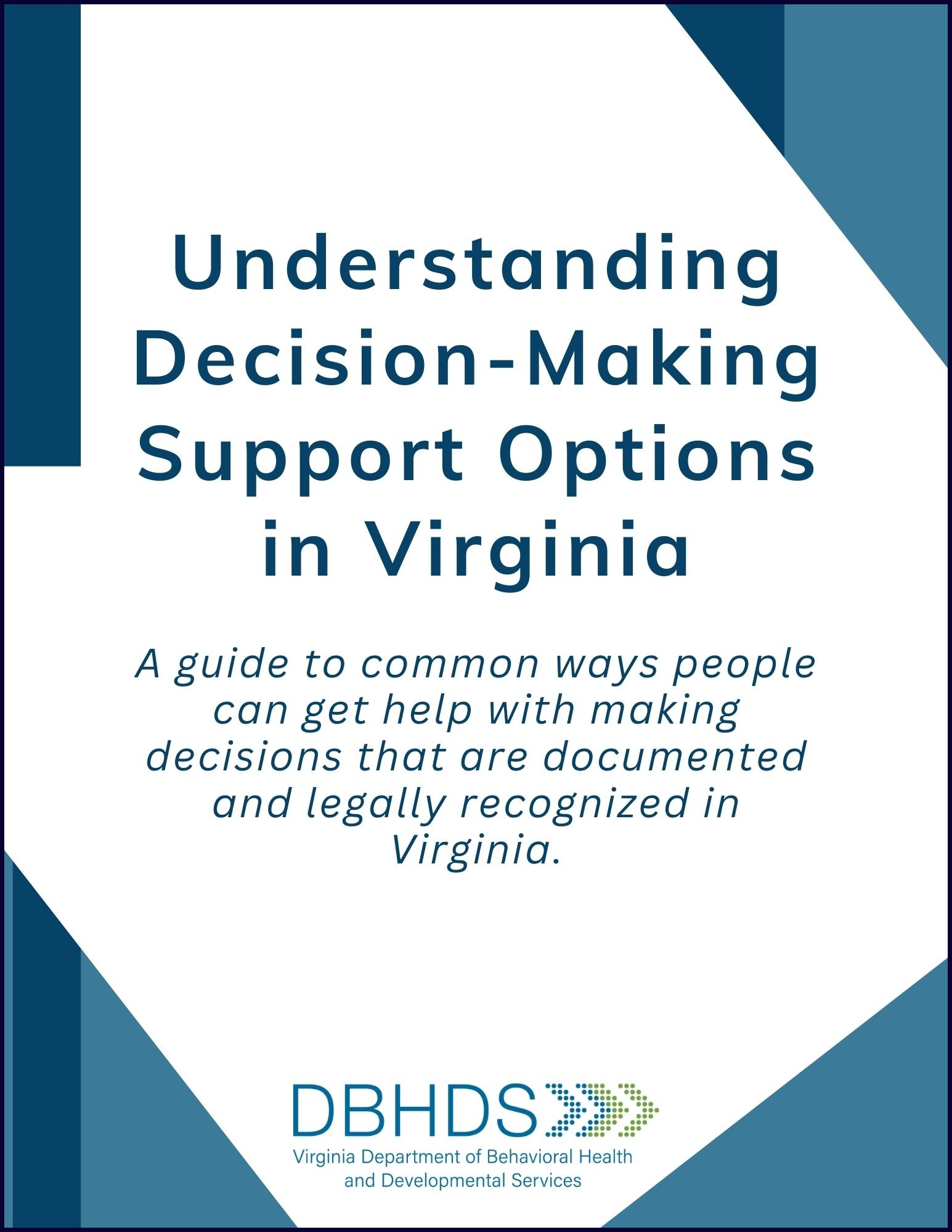 Supported Decision-Making and Supported Decision-Making Agreements ...
